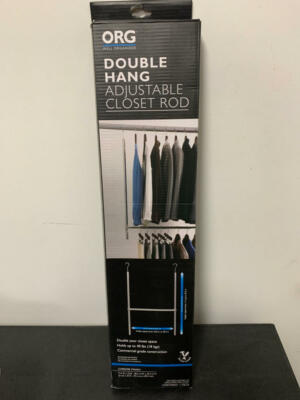 ORG Commercial Grade Chrome Double Hang Closet Rod | eBay