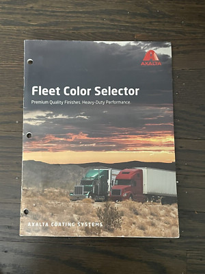 Axalta Coating Systems Imron Fleet Commercial Transport Chip Chart ...