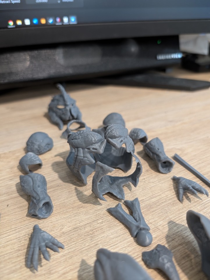 Custom Neca scale ZOANOID Guyver PREDATOR Armor set UNPAINTED | eBay