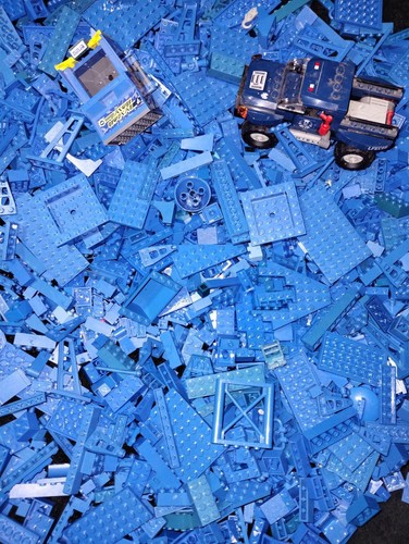 LEGO 1600 + Pieces of BLUE Legos *Not Cherry Picked HUGE Lot Vintage ...