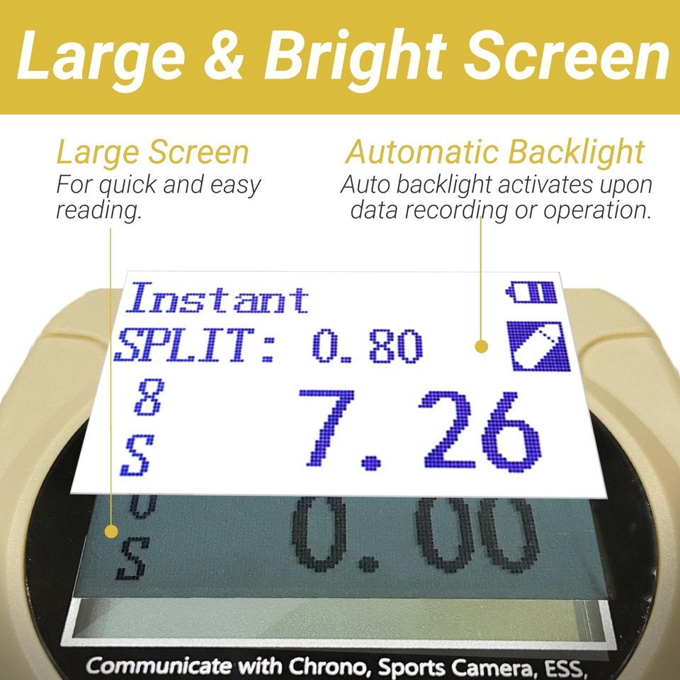 Shot Timer with Belt Clip - 2025 Upgraded Shot Timer for Shooting ...