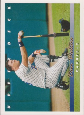 1993 Upper Deck #172 Dan Walters San Diego Padres Baseball Rookie Card ...