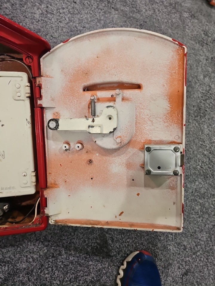Vintage Pole Gamewell Fire Alarm Pull Box w/Key. Game Well Fully ...