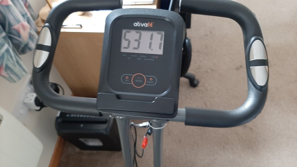 ATIVAFIT Foldable Exercise Bike, Only Used Twice. In Mint Condition ...