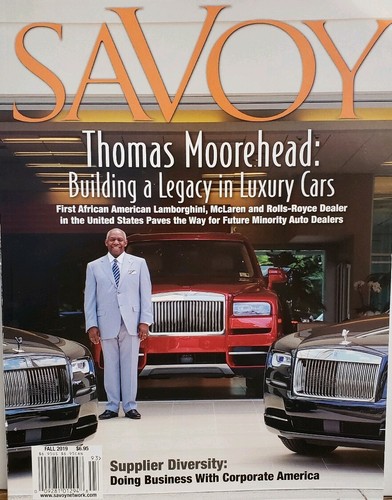 Savoy Fall 2019 Thomas Moorehead Luxury Cars Supplier Diversity FREE ...