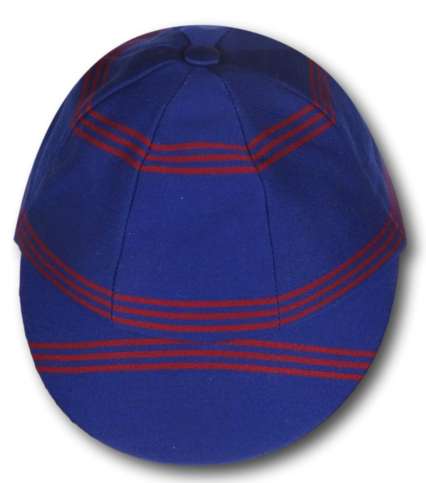 Royal Blue & Red Venetian Stripe Wool Worsted School Uniform / Rowing ...