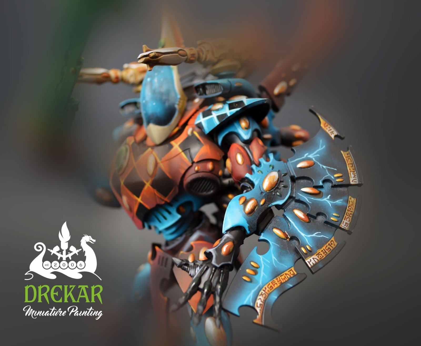 Wraithknight Eldar craftworlds warhammer 40K ** COMMISSION ** painting ...