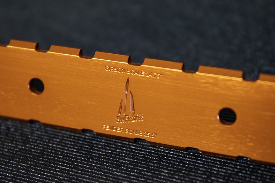 Notched Straight Edge For Fender Scale/Gibson Scale - Guitar Neck Setup ...