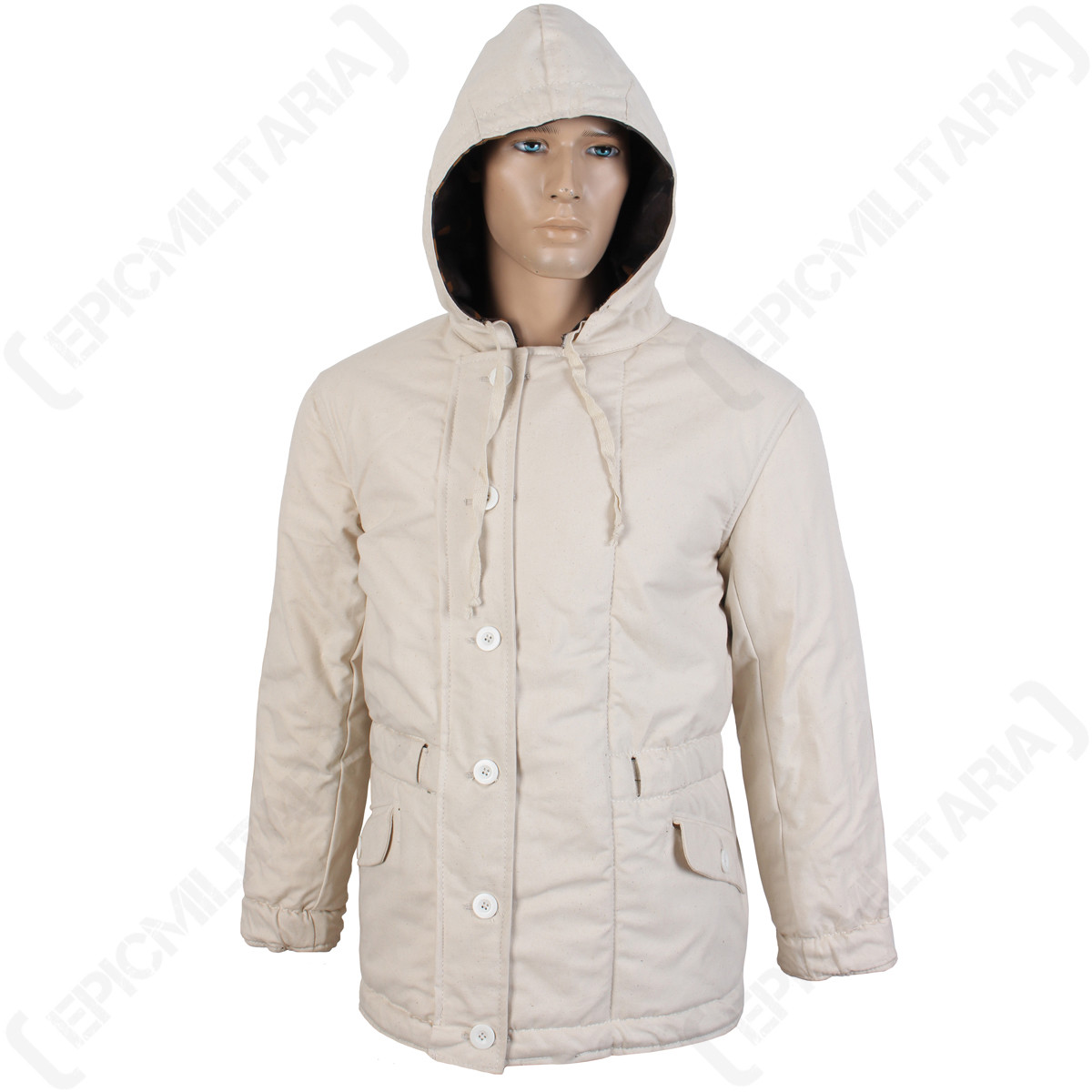 WW2 German Autumn Oakleaf Camo Parka - Repro Coat Jacket Army Soldier ...