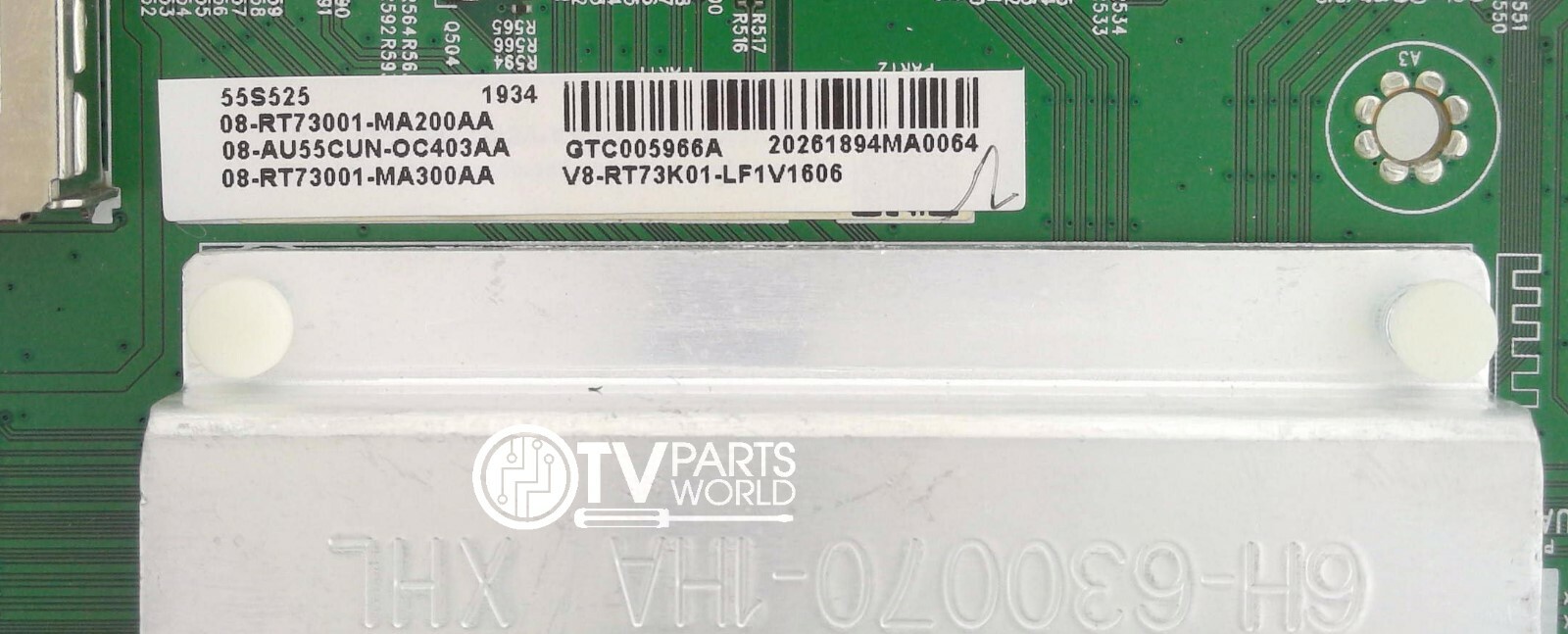 TCL 55S525 Main Board 40-RT73H1-MAA2HG RTD2873, RT73H1, H07802PNI39A1 ...