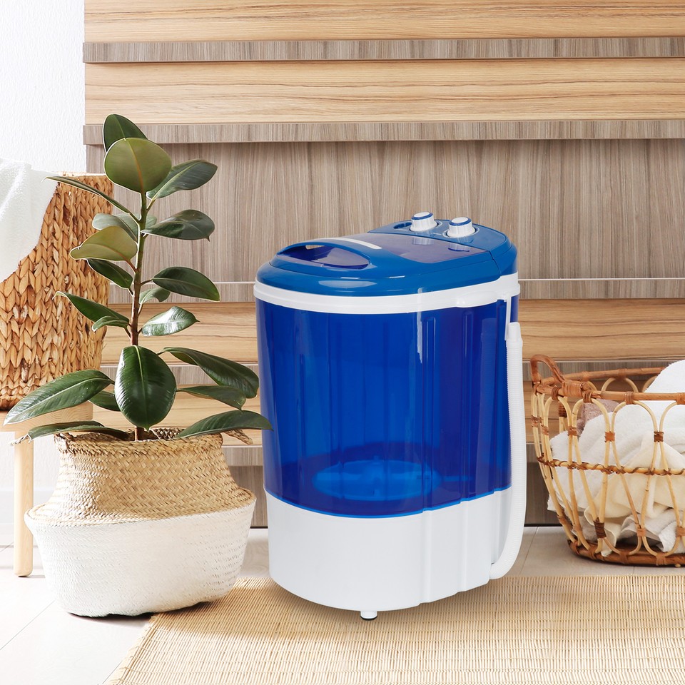 Portable Compact Mini laundry Washing Machine Washer&Spinner Drain Pump ...
