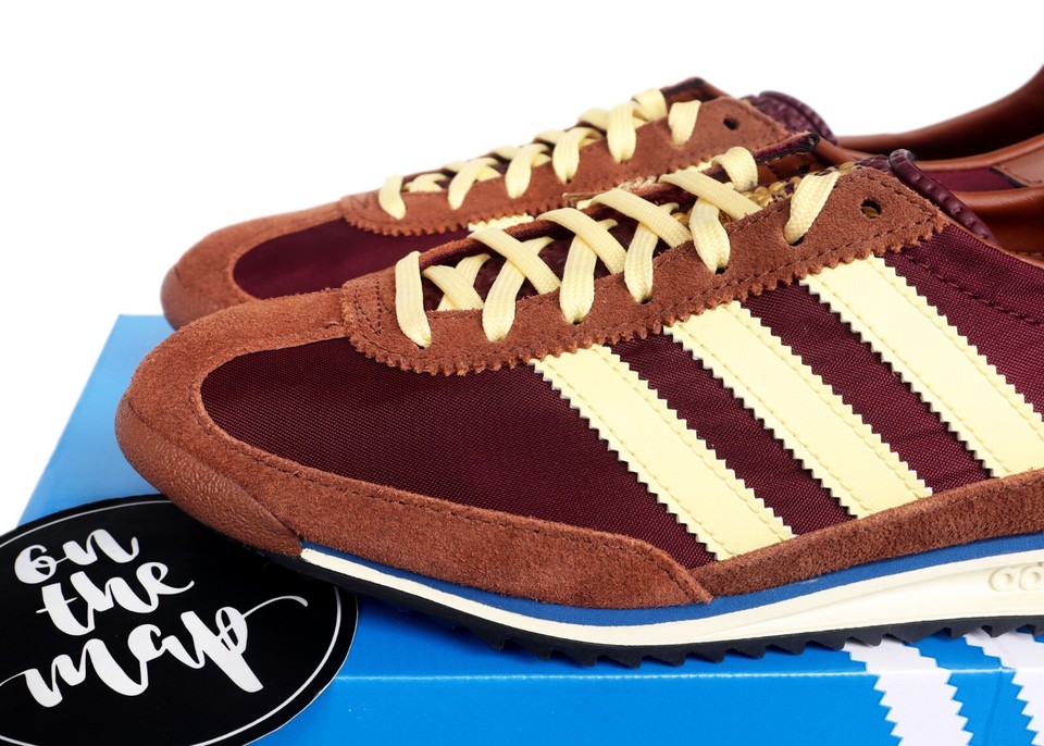 Adidas SL72 OG Maroon Burgundy Preloved Brown Yellow UK 4 5 6 7 8 US ...