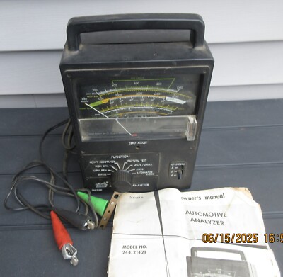 Vintage Sears Automotive Analyzer Model 244.21421 Pre Owned Untested | eBay