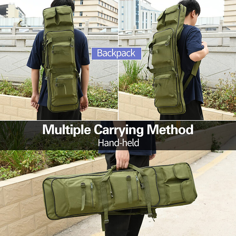 47" Tactical Hunting Shooting Padded Carry Case Air Rifle Gun Slip Bag ...