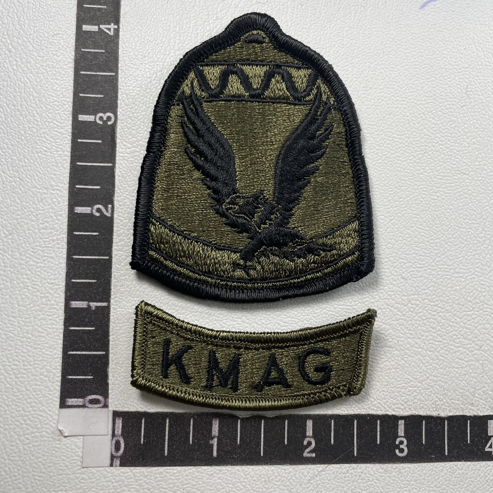 United States Army Patch KOREAN MILITARY ADVISORY GROUP + Tab KMAG ...