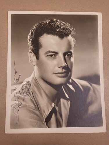 Shepperd Strudwick To Edwin Cordially John Autographed 8"x10" B & W ...