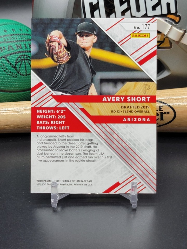 2019 Panini Elite Extra Edition /999 Avery Short #177 Diamondbacks (CB ...