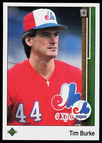 1989 Upper Deck Tim Burke Montreal Expos #456 | eBay
