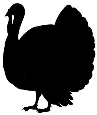 Turkey-Window sticker Car/RV/Truck/ATV/Fun/Hunting/Holiday/Outdoor ...
