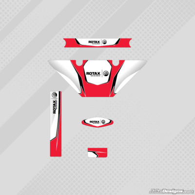 ART grand prix MICRO MAX EUROPEAN STYLE ROTAX RADIATOR STICKER KIT ...