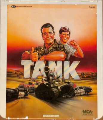 Tank (1984) Vintage CED RCA SelectaVision Videodisc TESTED WORKING | eBay
