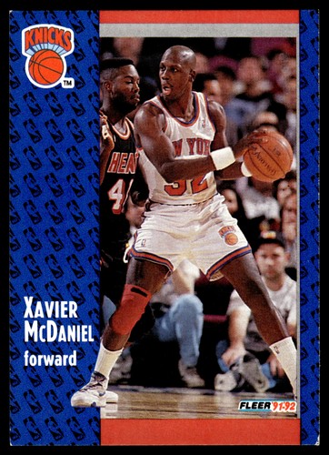 1991 Fleer #328 Xavier McDaniel New York Knicks | eBay