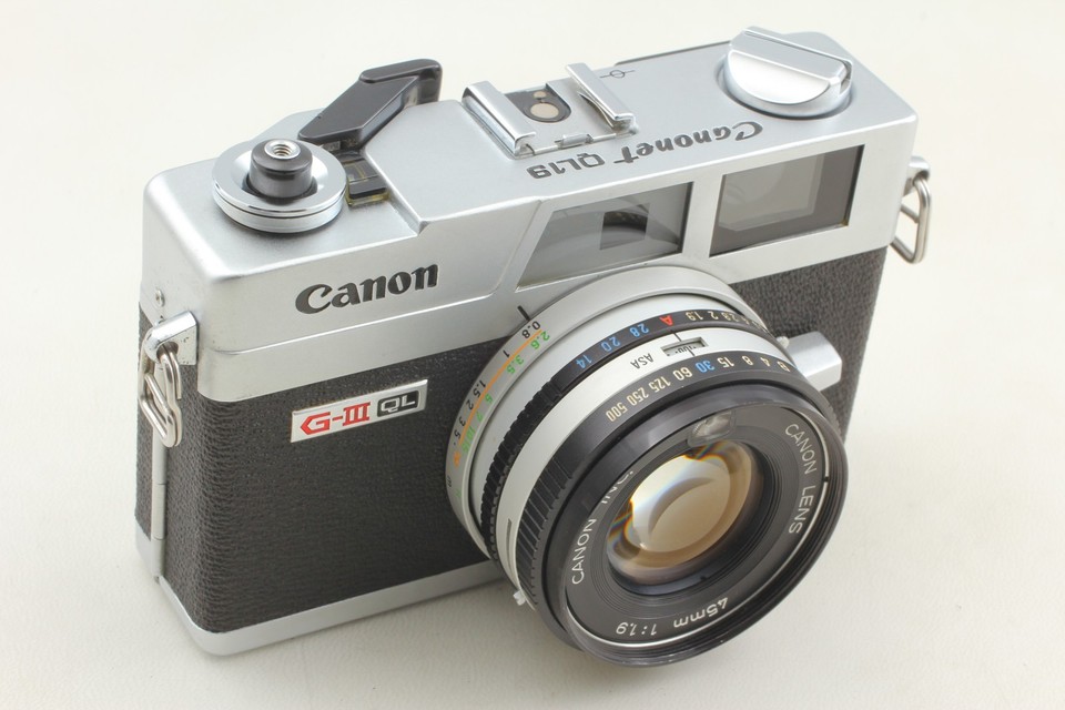 [A MINT] Canon CANONET QL19 GIII G3 Rangefinder Film Camera w/ strap ...