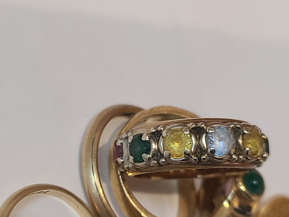 14k KIarat Gold Scrap Jewelry Rings Braclet Pin etc. - 30 Grams | eBay
