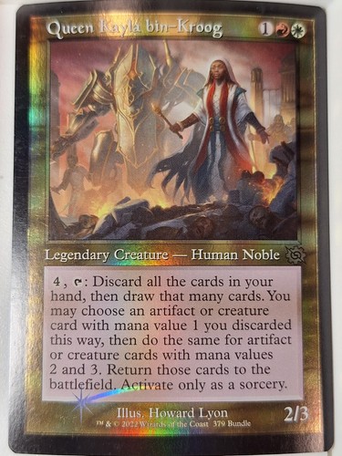 Queen Kayla bin-Kroog - FOIL RETRO FRAME - Magic the Gathering MTG Nice ...