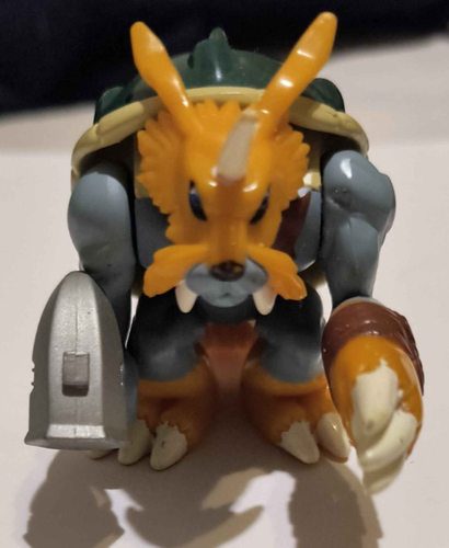 Zudomon Digimon Action Feature Figure 2000 Complete Bandai with Hammer ...