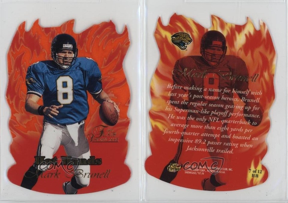 1997 Flair Showcase Hot Hands Mark Brunell #7HH nd3 | eBay