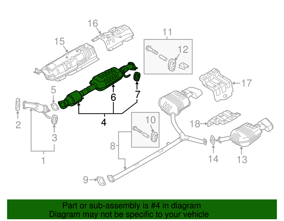 Genuine Hyundai Catalytic Converter 28600-D5510 | eBay