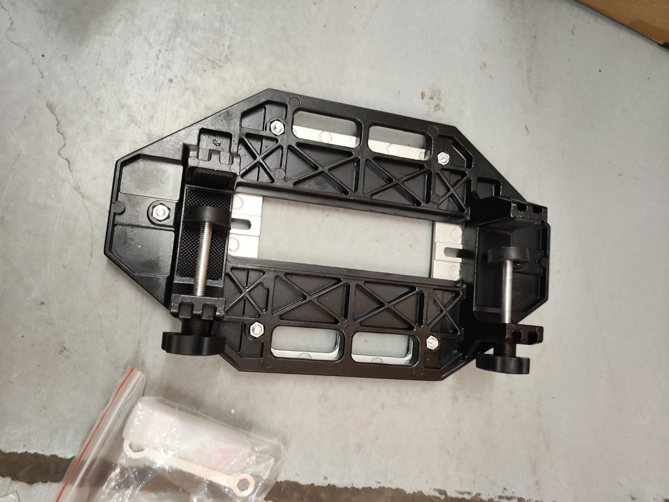 Wood Door Hinge Jig Lock Guide Plate Router Bit Woodworking Slotting ...