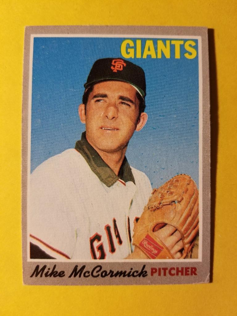 VINTAGE MIKE McCORMICK #337 SAN FRANCISCO GIANTS - 1970 TOPPS MLB ...