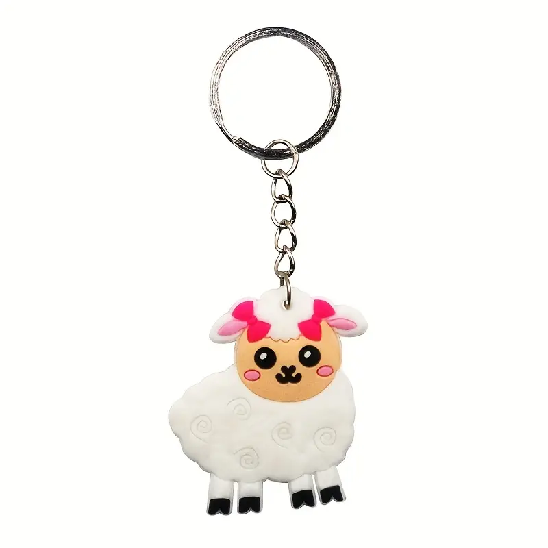 Silicone 3.75" Lamb Key Ring - New | eBay