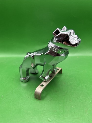 Mack Bull Dog Vintage Antique Truck Hood Ornament NOS Original Hot Rat ...
