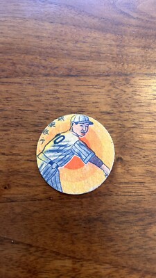 1948 JRM 19 Vintage Round Bozo Wakabayashi Hawaii Japanese Player Menko ...