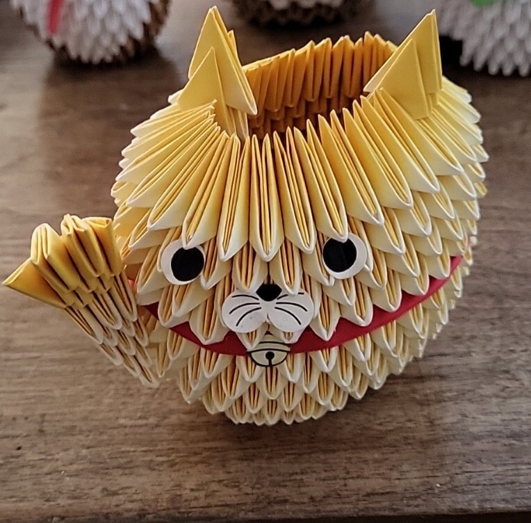 3d Origami Kitty
