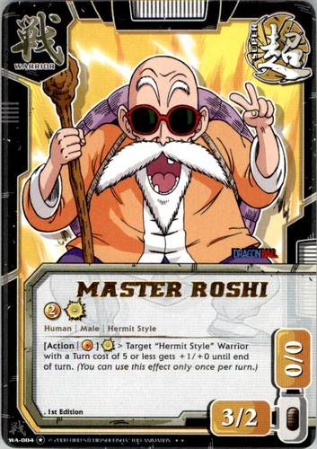 Dragon Ball CCG Master Roshi #WA-004 Light Play | eBay
