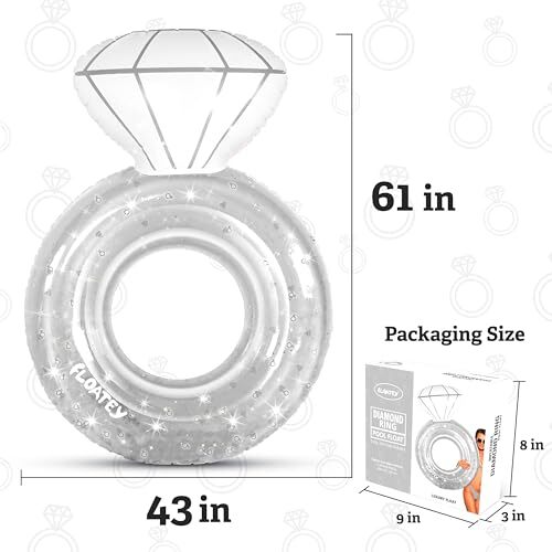 Bachelorette Party Decorations - XtraLarge Diamond Ring Pool Float ...