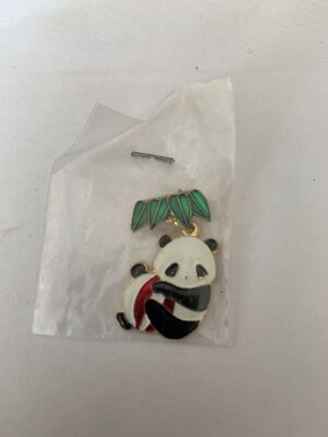 CWCA China Wildlife Conservation Association Enamel Panda w/a Ball ...