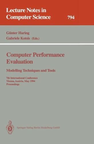 Lecture Notes in Computer Science Ser.: Computer Performance Evaluation ...