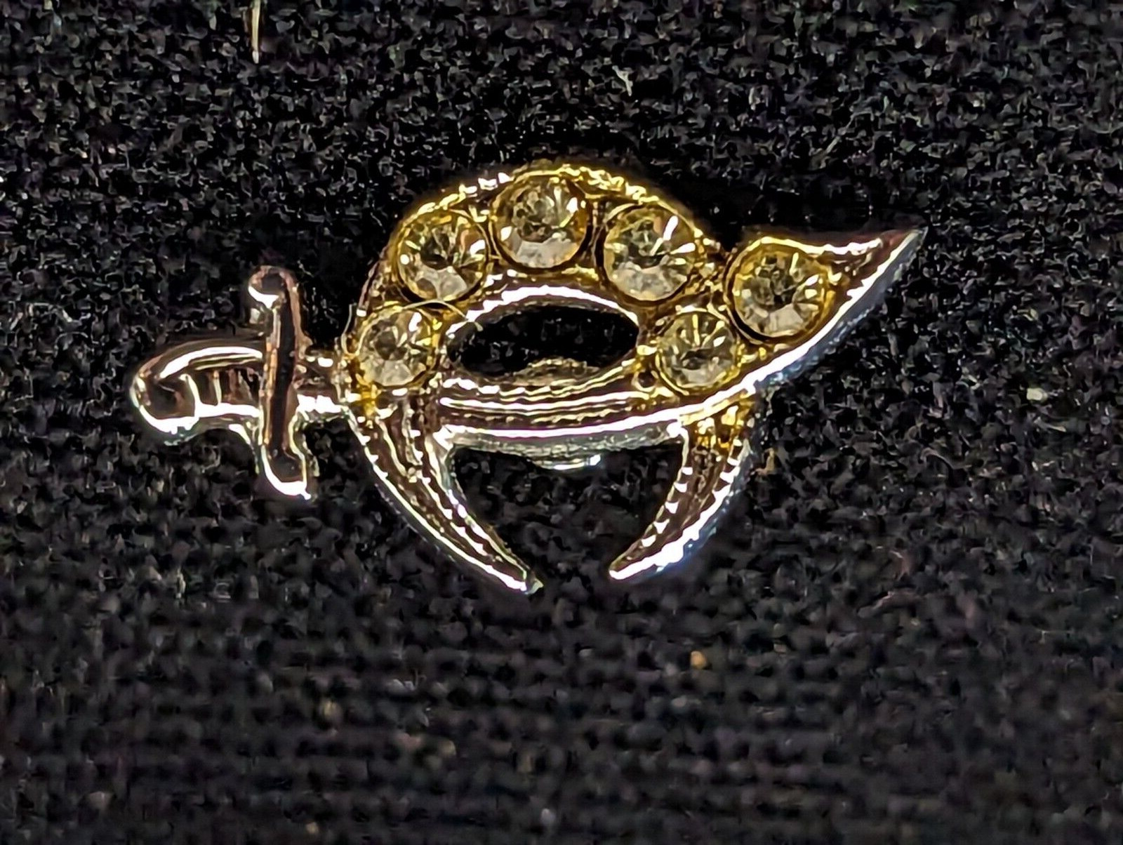 Vintage Sterling Masonic Temple Shriner Lapel Pin / T… - Gem