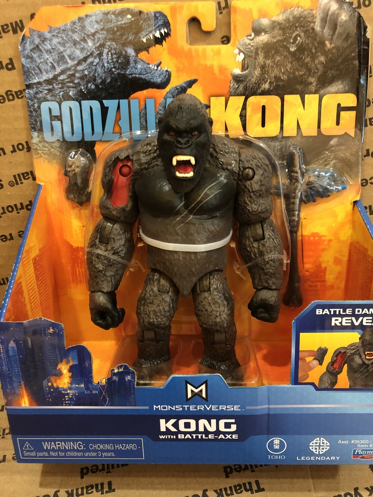 GODZILLA VS KONG 6 INCH MONSTER VERSE WITH BATTLE AX