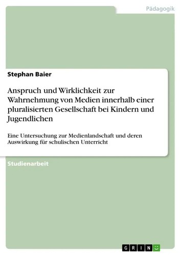 Stephan Baier | Anspruch und Wirklichkeit zur Wahrnehmung von Medien ...