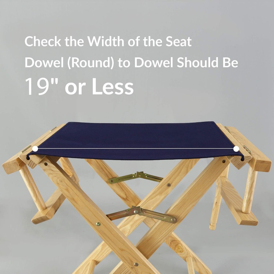 Casual Home Director Chair Replacement Canvas, Navy Blue | eBay