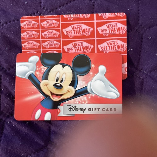 Vans $75 And Disney$25 Gift Card 100 Total | eBay