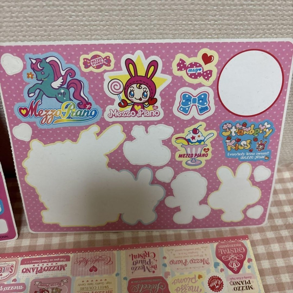 Mezo Piano Jumbo Shieldas & Berrierchan Sticker Set Used, Clean ...