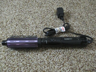 CONAIR LARGE 1 1/2" HOT AIR CURLING BRUSH CD160PP3 STYLE DRY PURPLE ...