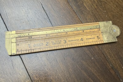 Lufkin No. 372 R Brass And Boxwood Ruler | eBay